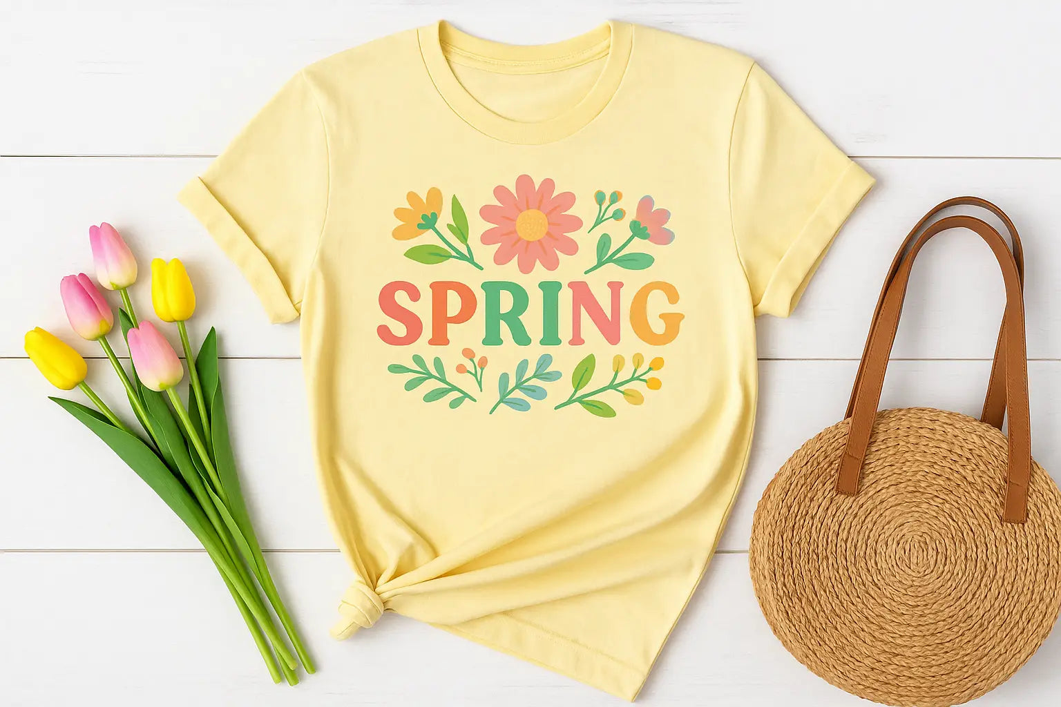 Fresh Spring T-Shirt Design Ideas with DTF Printing